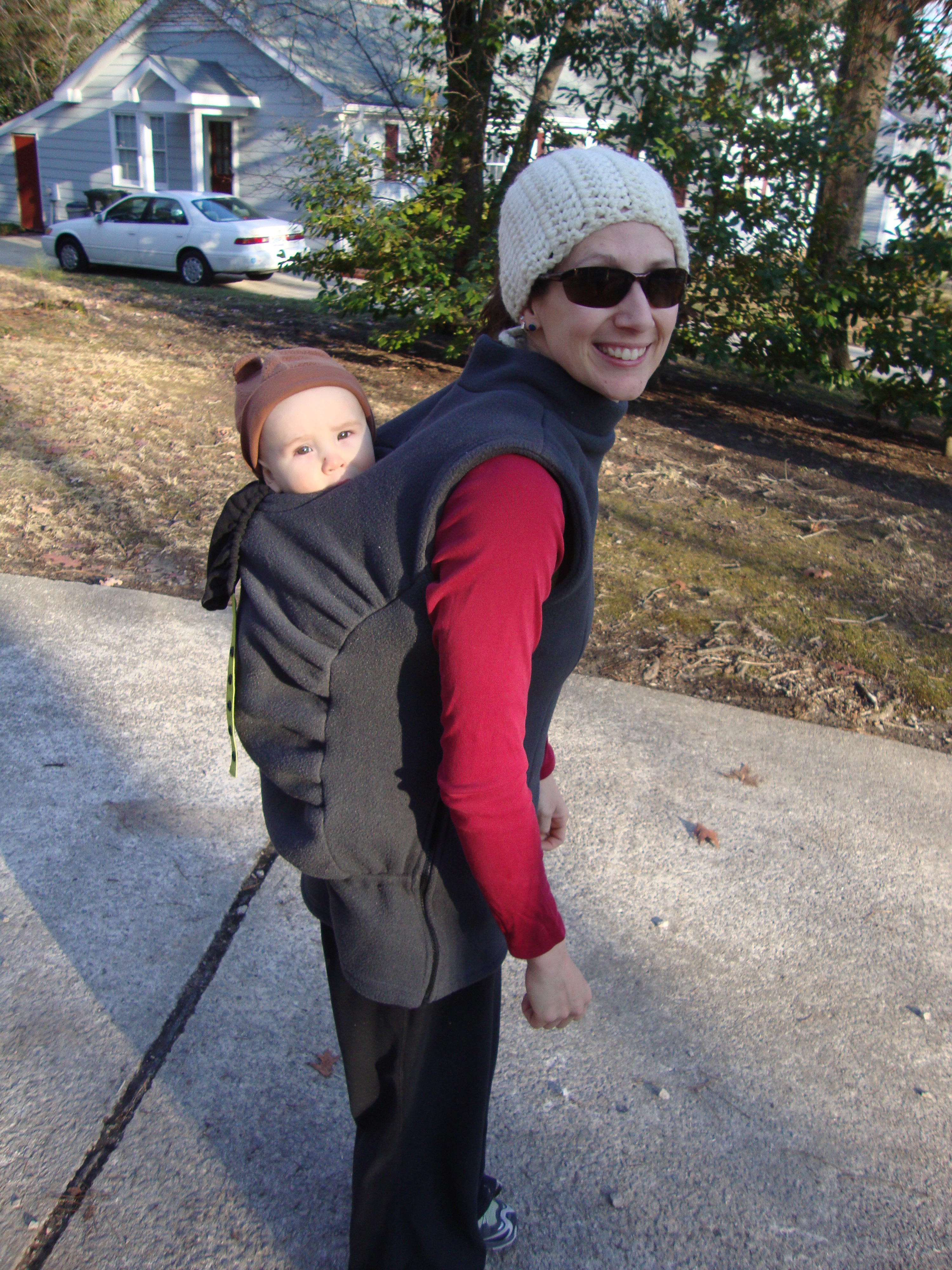 Review: The Peekaru Fleece Baby Carrier Cover | Cragmama