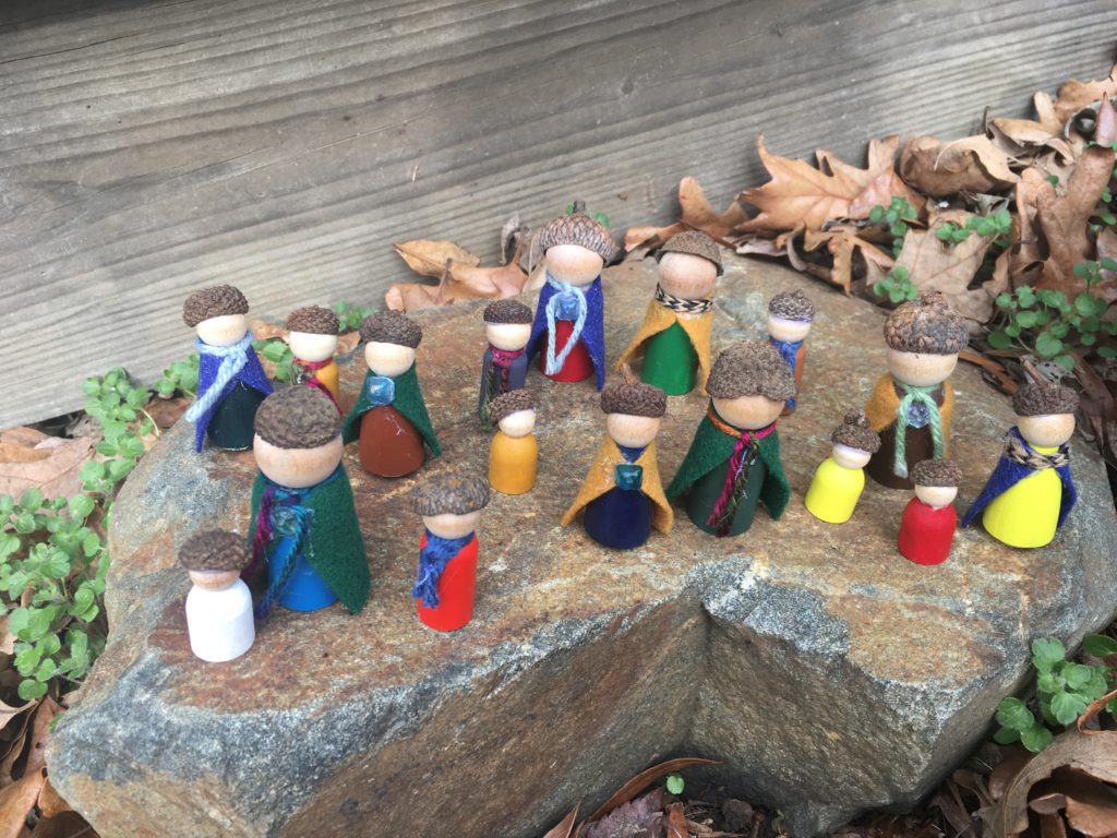 Wooden Acorn People Tutorial | Cragmama